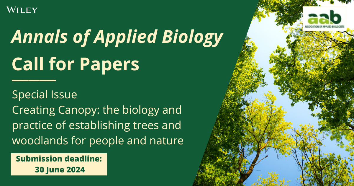 Special Issues of Annals - Association of Applied Biologists